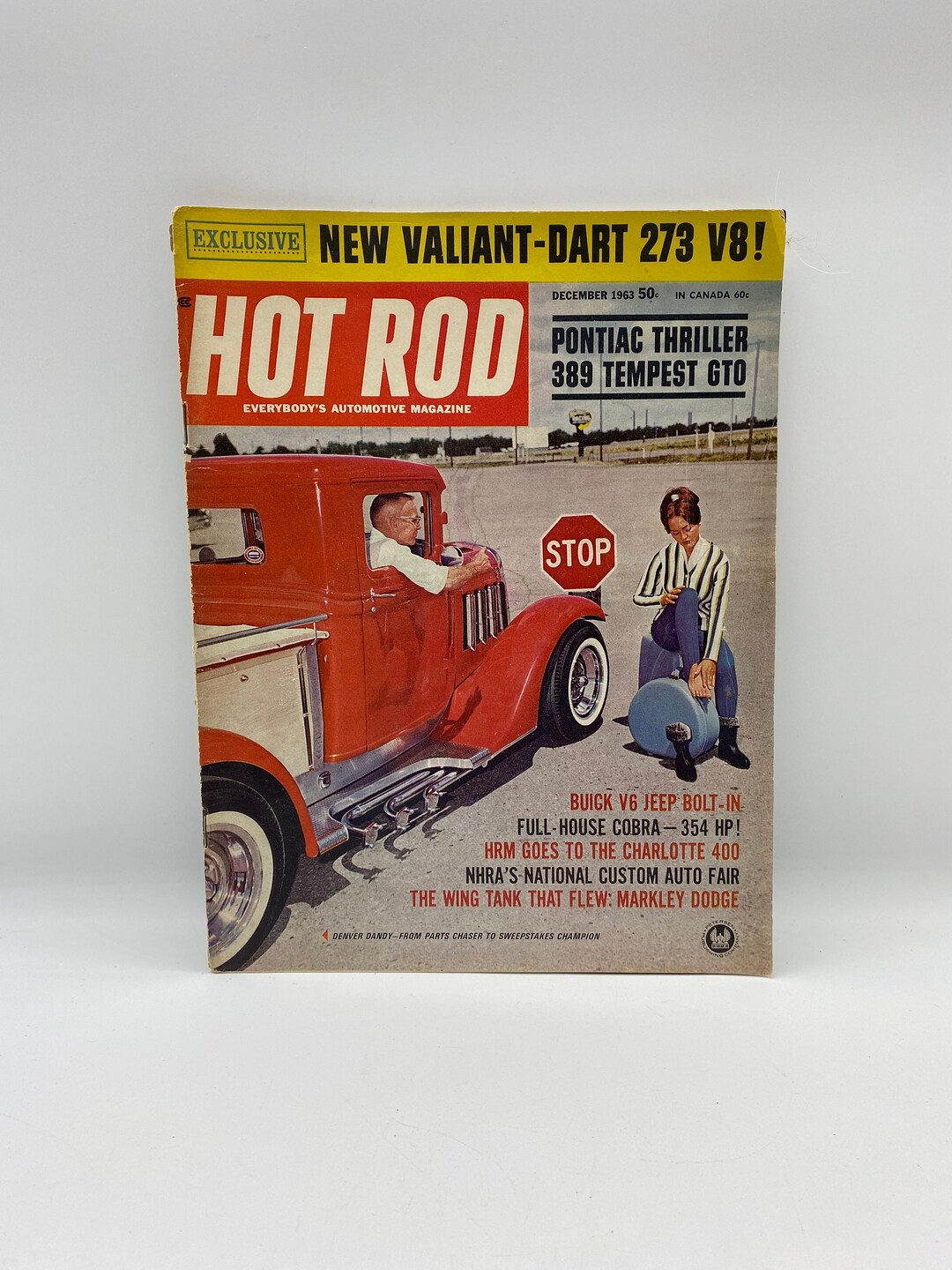 Hot Rod Magazine December 1963, Hot Rod Everybody’s Automotive Magazine Vol. 16 No. 12, Hot Rod ...