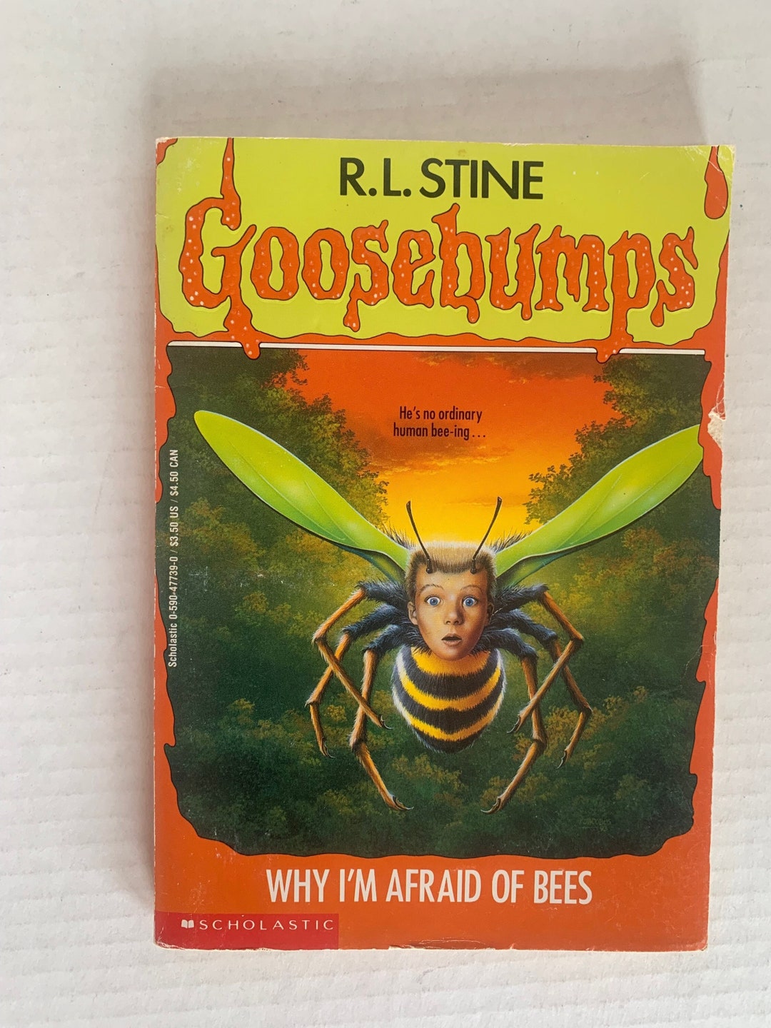 R.L. Stine Goosebumps Why I’m Afraid of Bees, Goosebumps 17, 1994 ...
