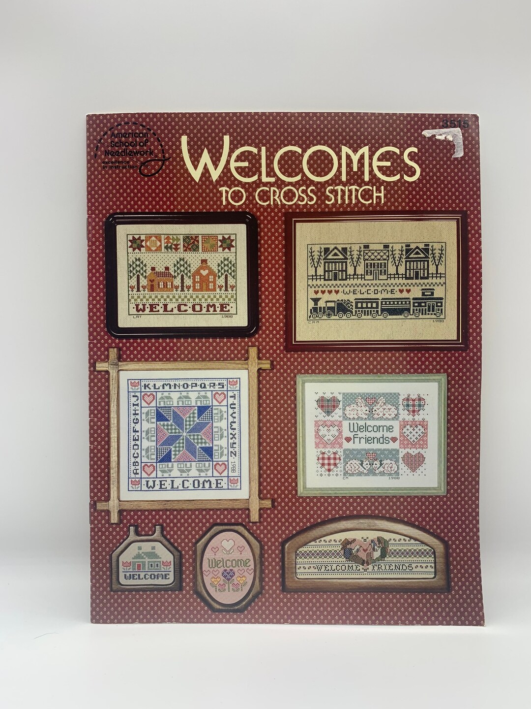 Vintage Welcomes to Cross Stitch Pattern Book, American School of ...