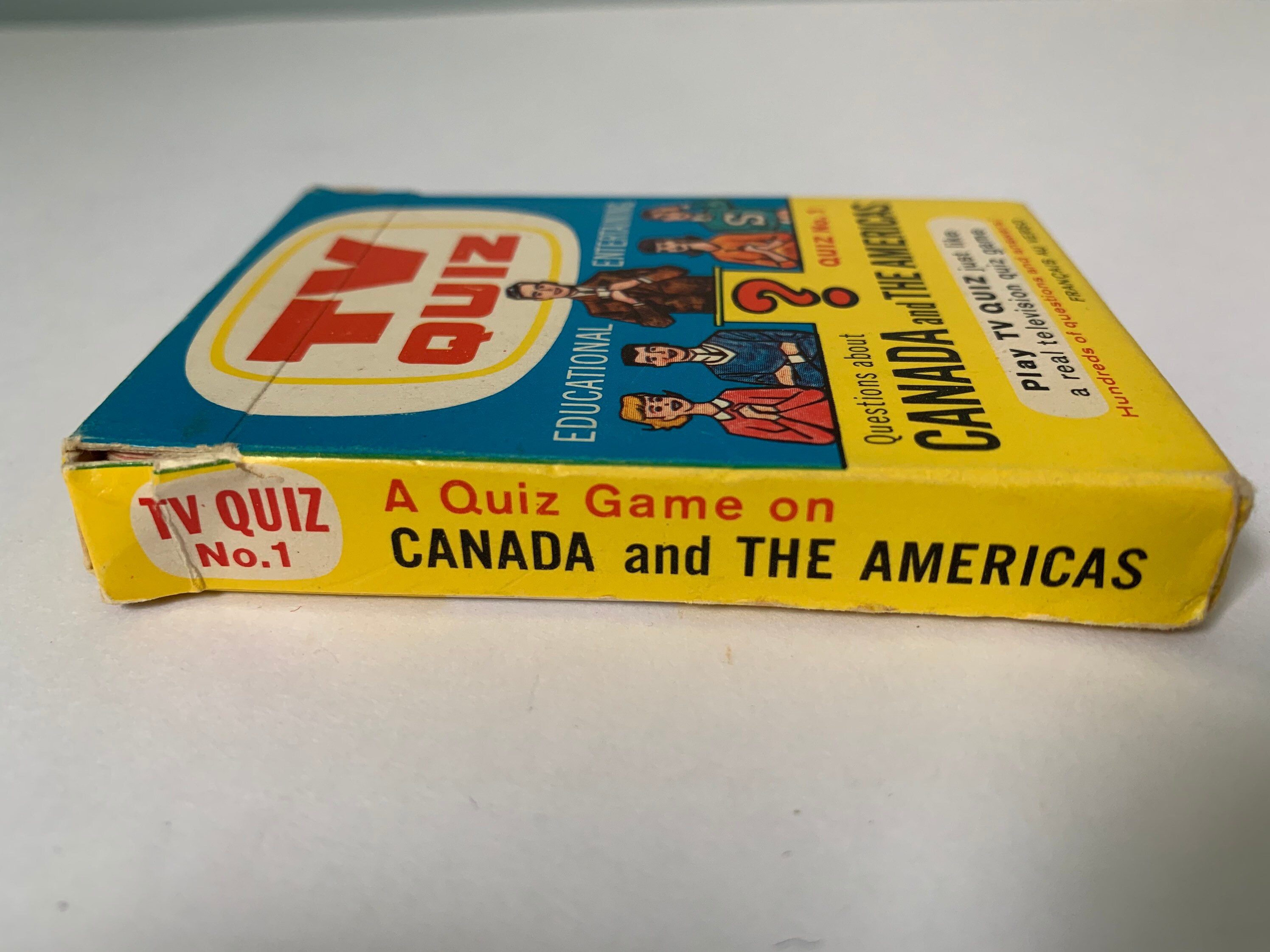 Vintage TV Quiz, 1962 Educational Entertaining, TV Quiz Deck of 40 ...