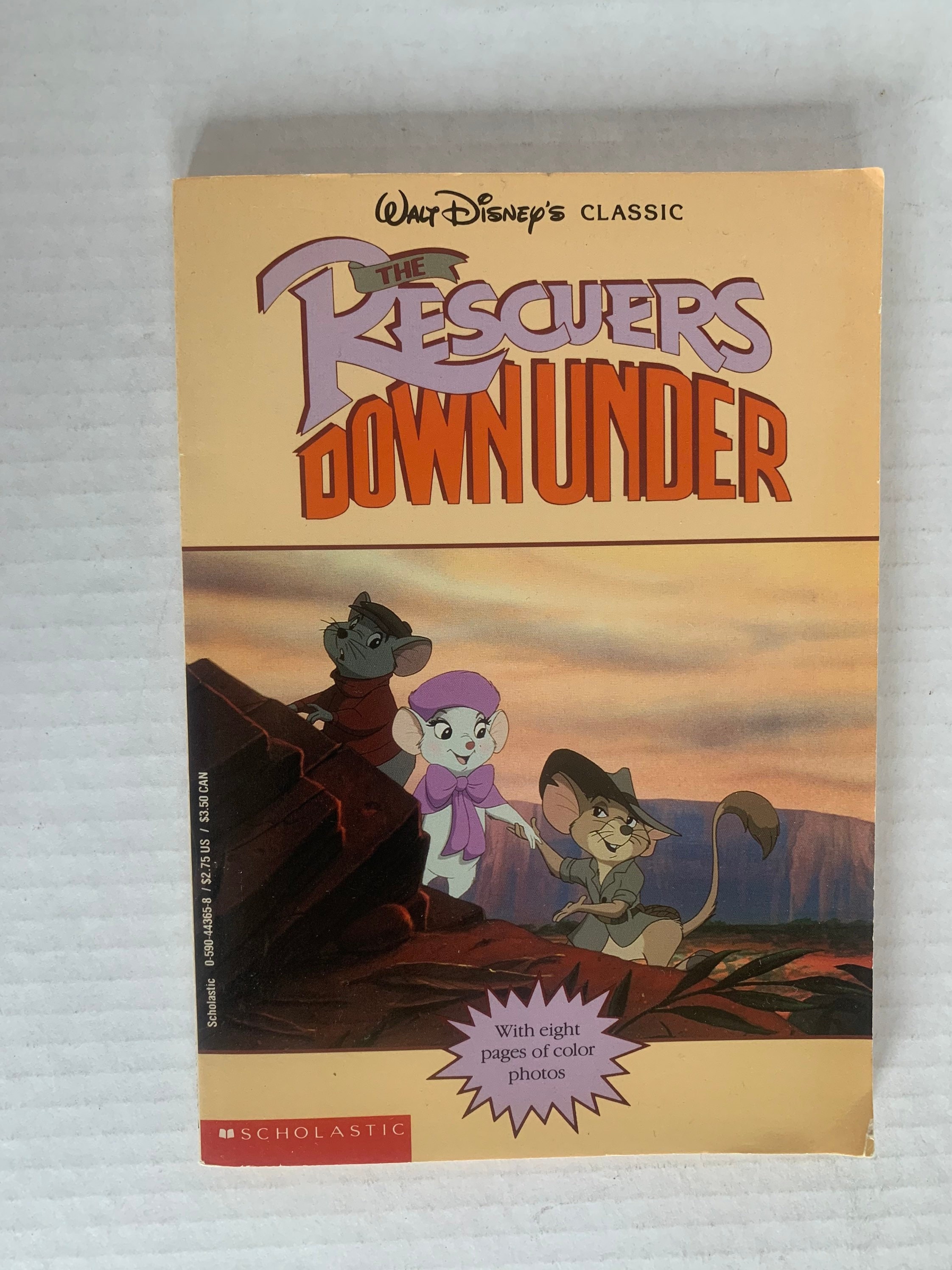 Vintage Walt Disney Classic the Rescuers Down Under Scholastic - Etsy ...