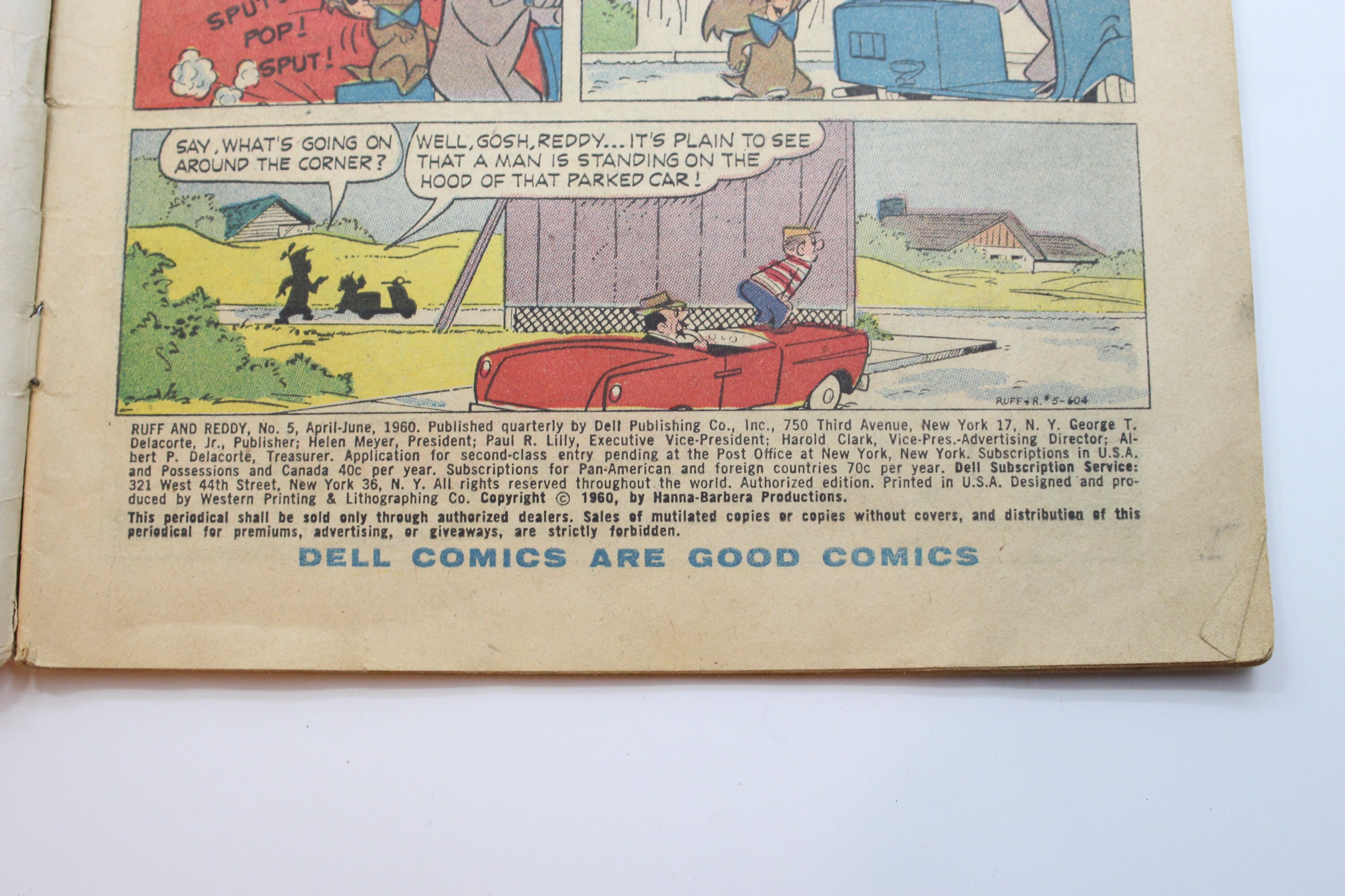 Vintage Ruff and Reddy Comic Book 1960 Comic Hanna Barbera - Etsy