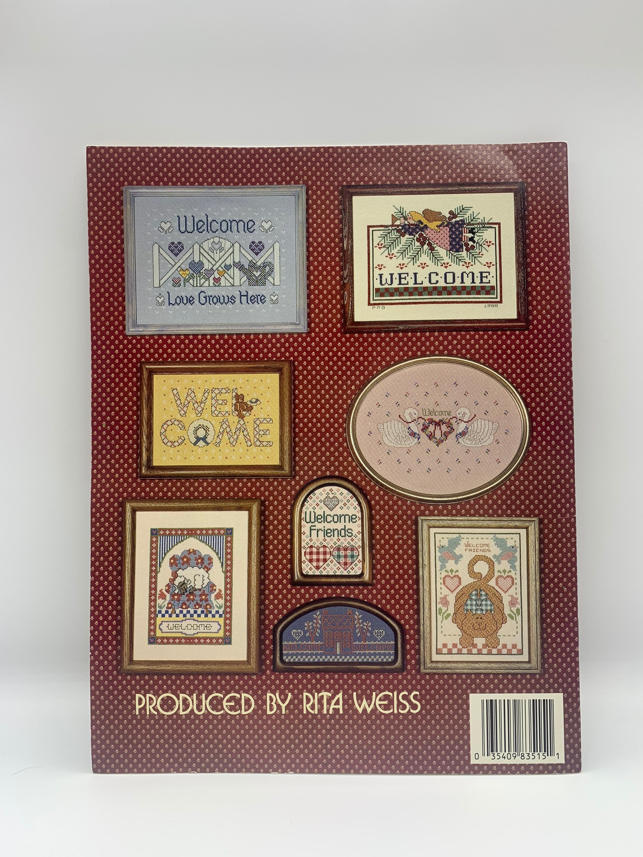 Vintage Welcomes to Cross Stitch Pattern Book American School - Etsy