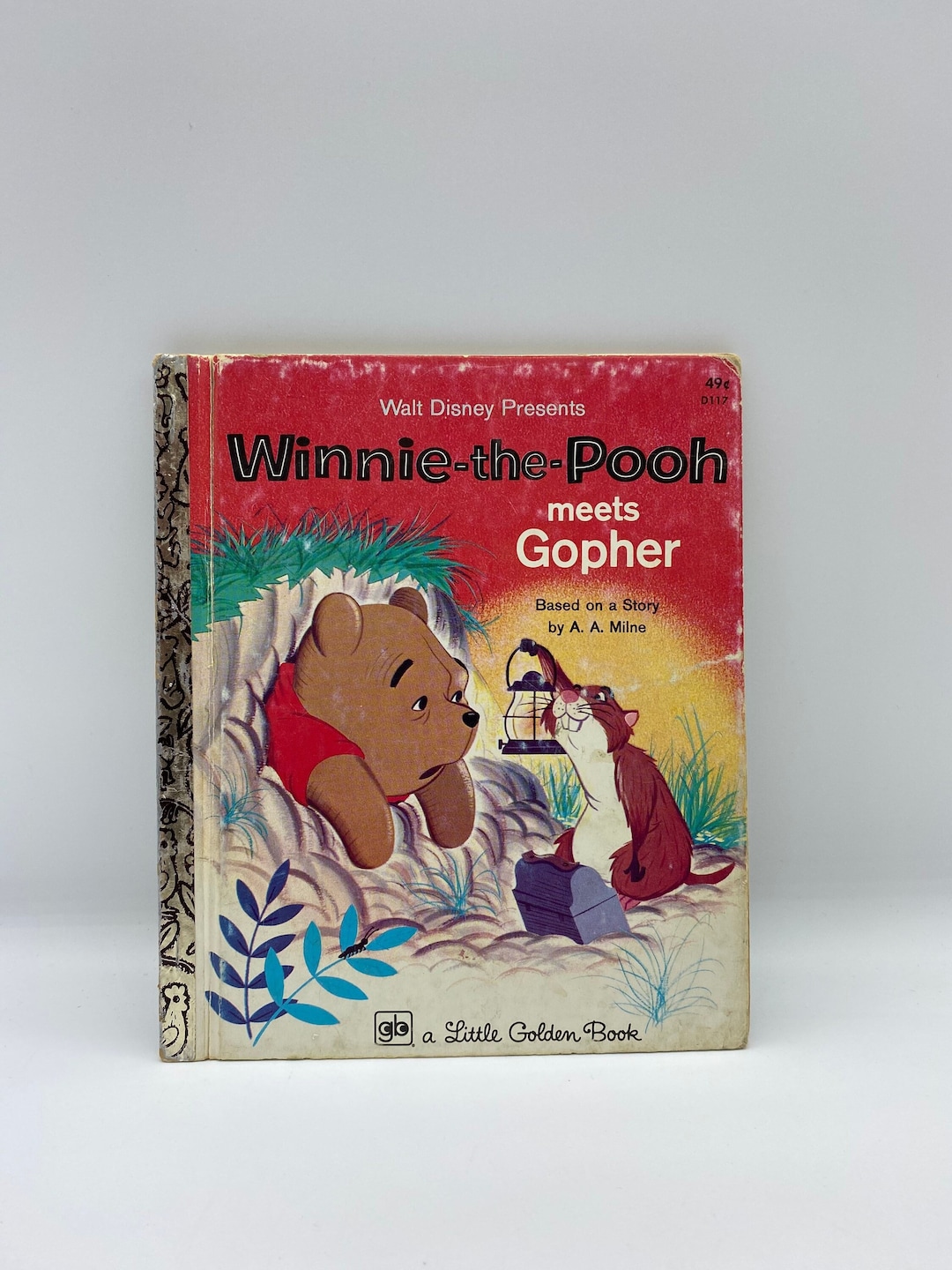 Walt Disney Presents Winnie-the-pooh Meets Gopher, A Little Golden Book ...