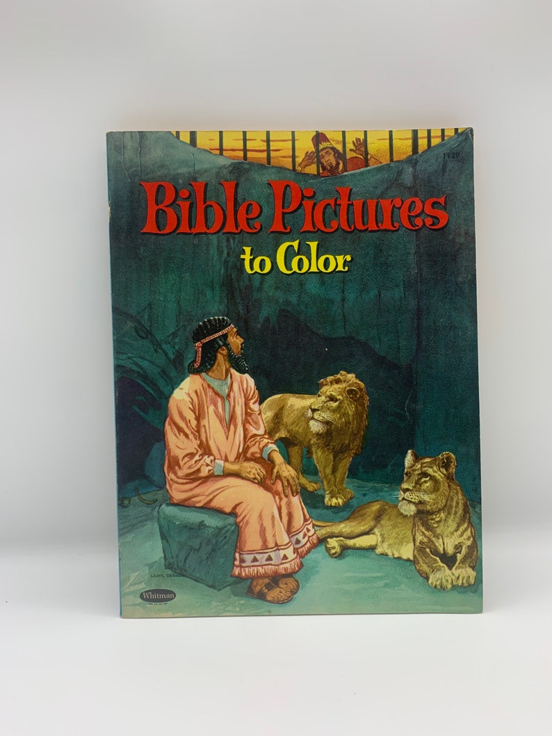 Vintage Bible Pictures to Color 1963 Bible Pictures to Color - Etsy