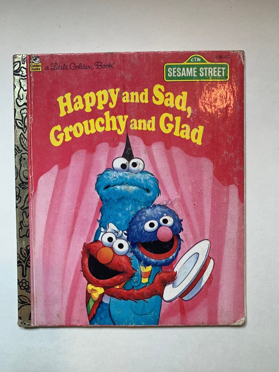 Happy and Sad Grouchy and Glad A Little Golden Book, A Sesame Street ...