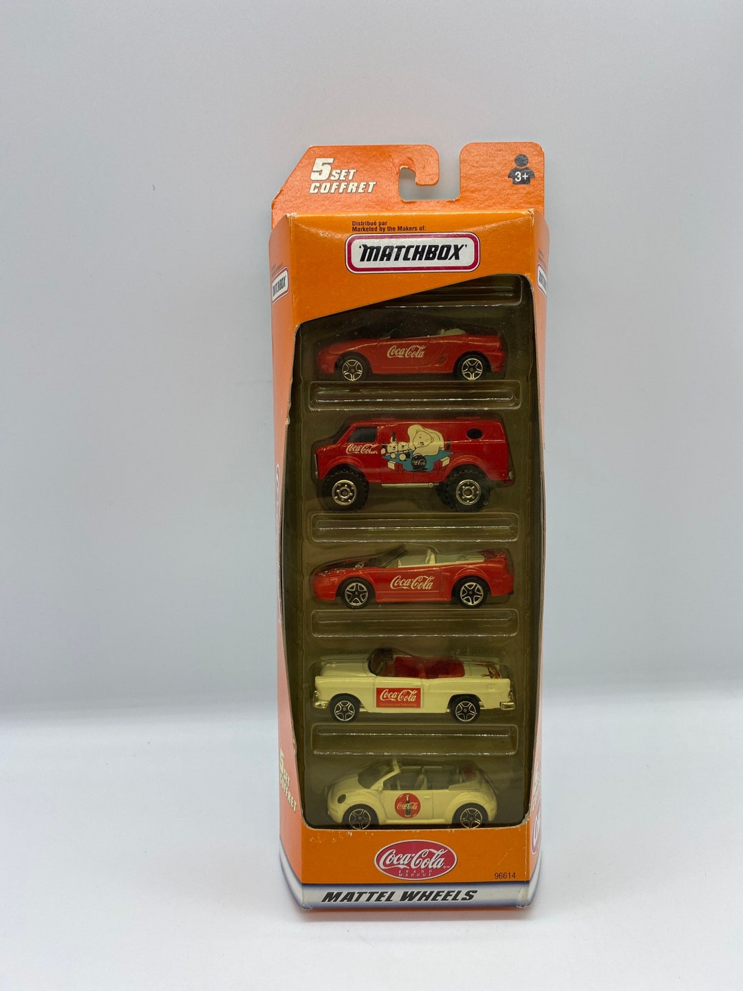Matchbox 1999 Coca-cola 5 Set Mattel Wheels New Old Stock, Coca-cola ...