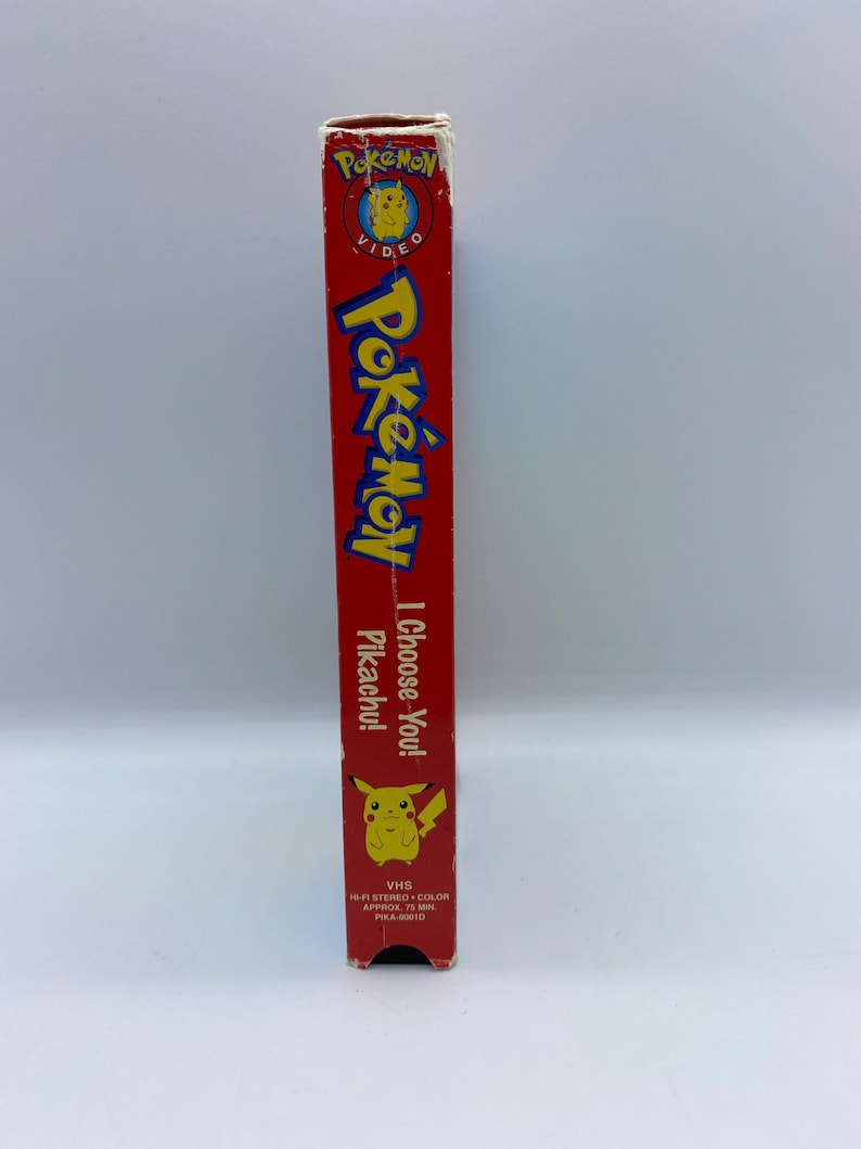 Pokémon VHS I Choose You Pikachu 1998 Nintendo Pokemon VHS - Etsy