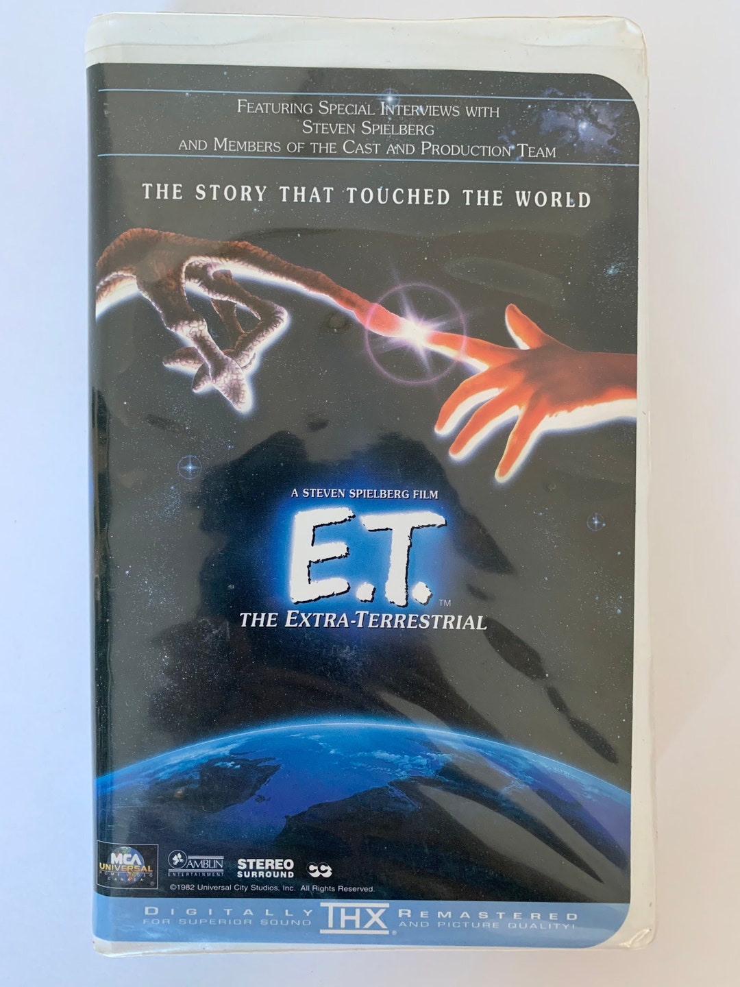 Vintage 1996 E.T the Extra-terrestrial VHS, A Steven Spielberg Film ...