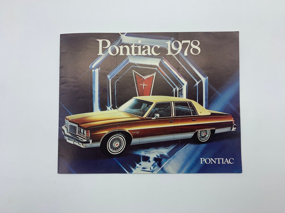 Vintage Pontiac 1978 Brochure, Pontiac Parisienne, Pontiac Laurentian ...