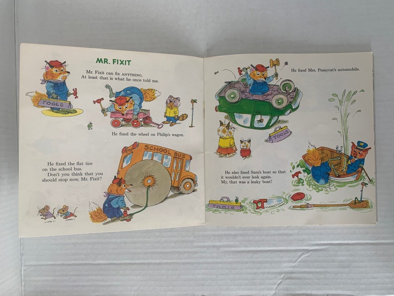 Vintage Richard Scarrys Lowly Worm Storybook 1987 Picture - Etsy