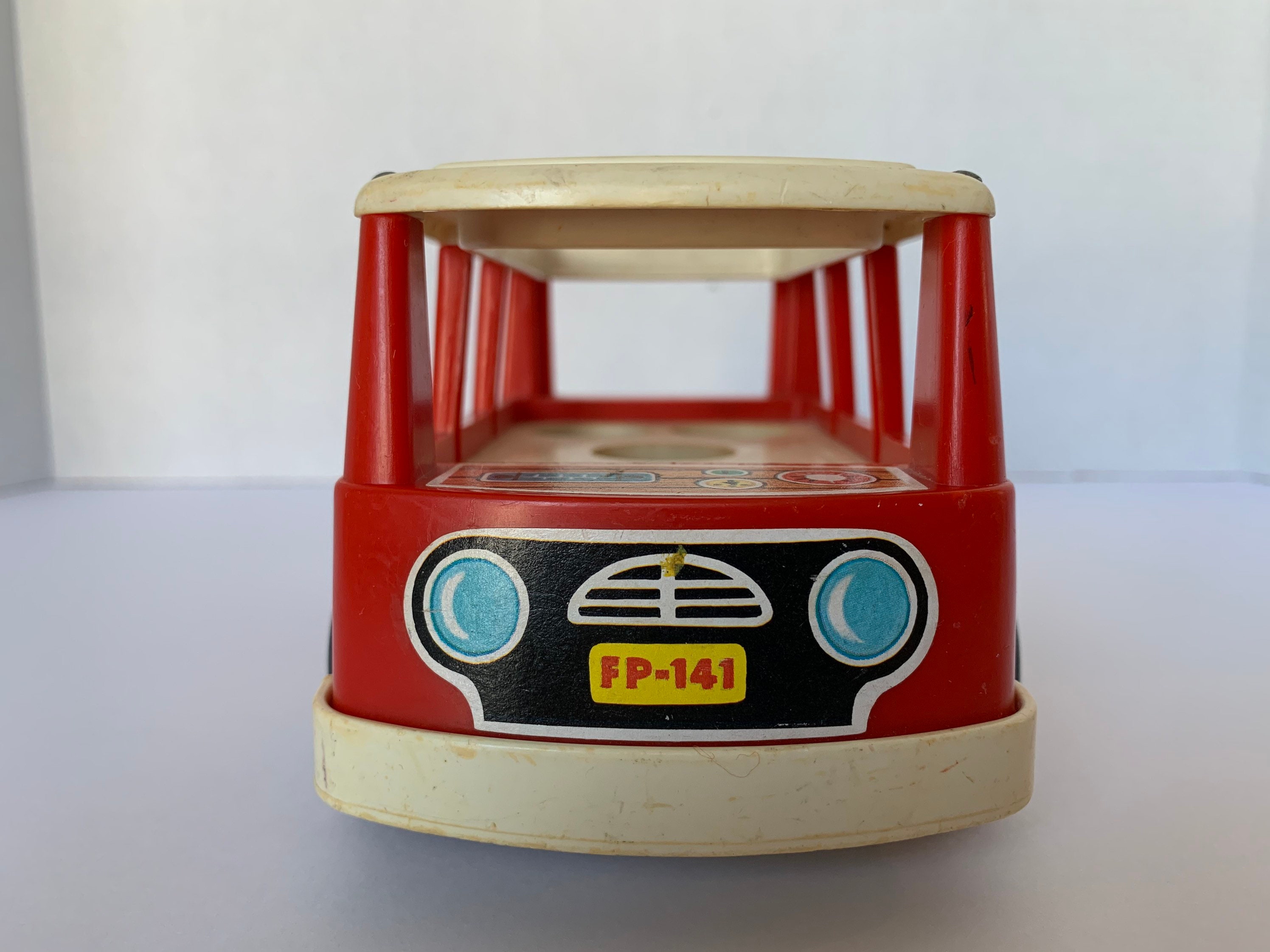 Vintage Fisher Price Mini Bus 1969 Original Fisher Price Bus - Etsy