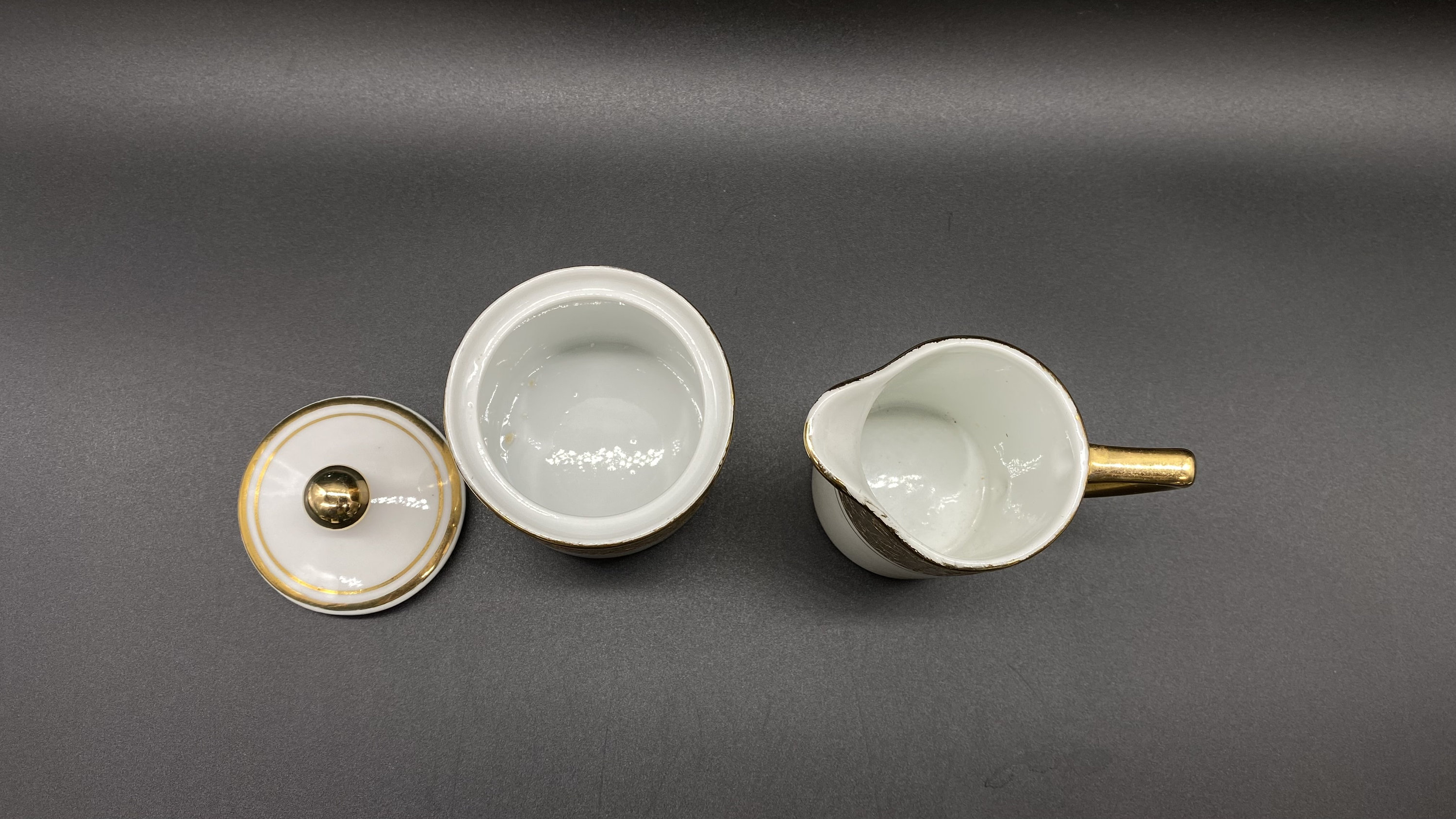 Royal Crown Imperial 22k Gold and White 6 Person Tea Set, 15 Piece ...