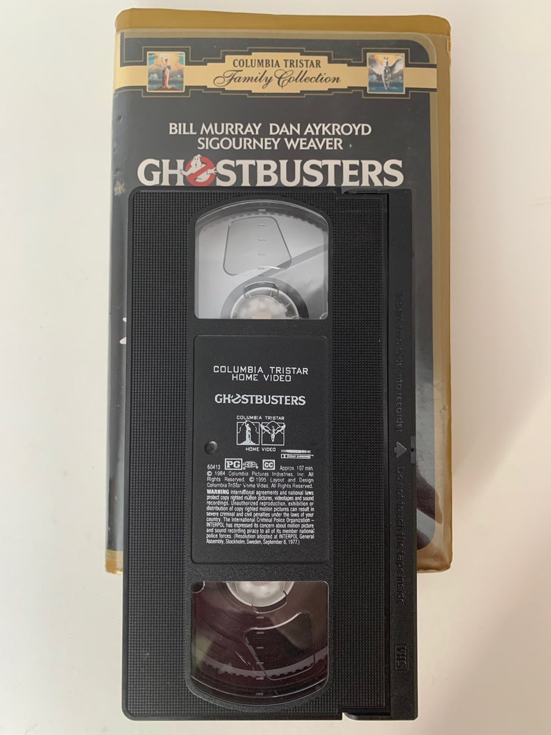 Ghostbusters VHS Columbia Tristar 1996, Original Ghostbusters Movie ...