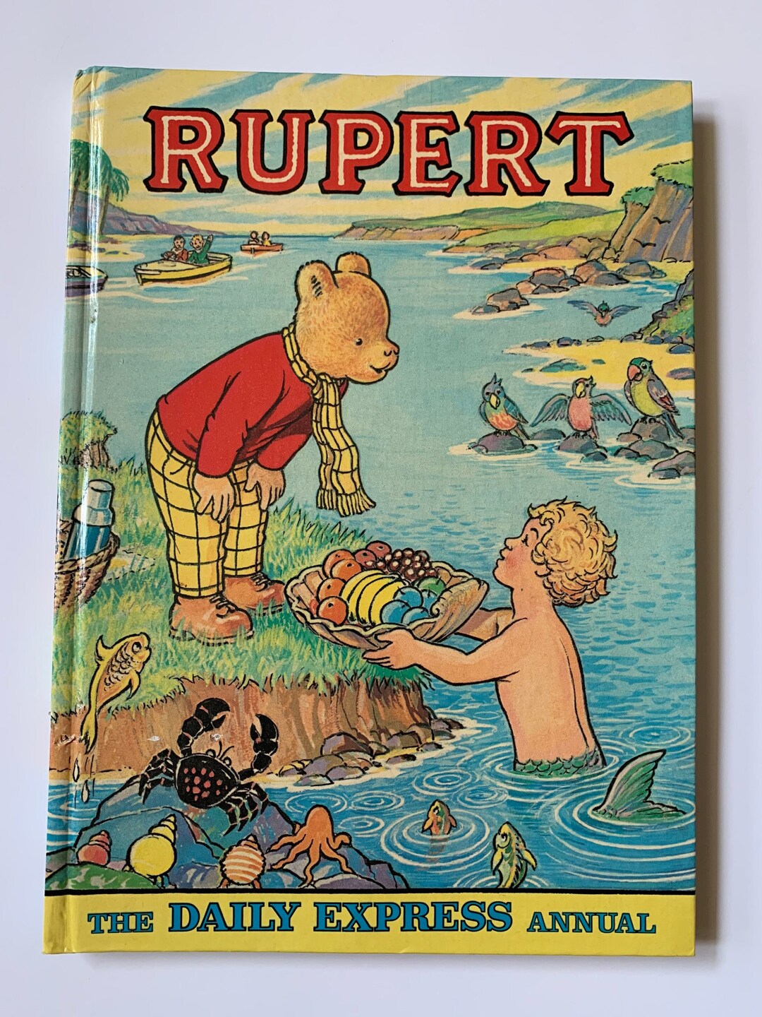 Rupert the Daily Express Annual, Rare 1975 Rupert, Printed in Great ...