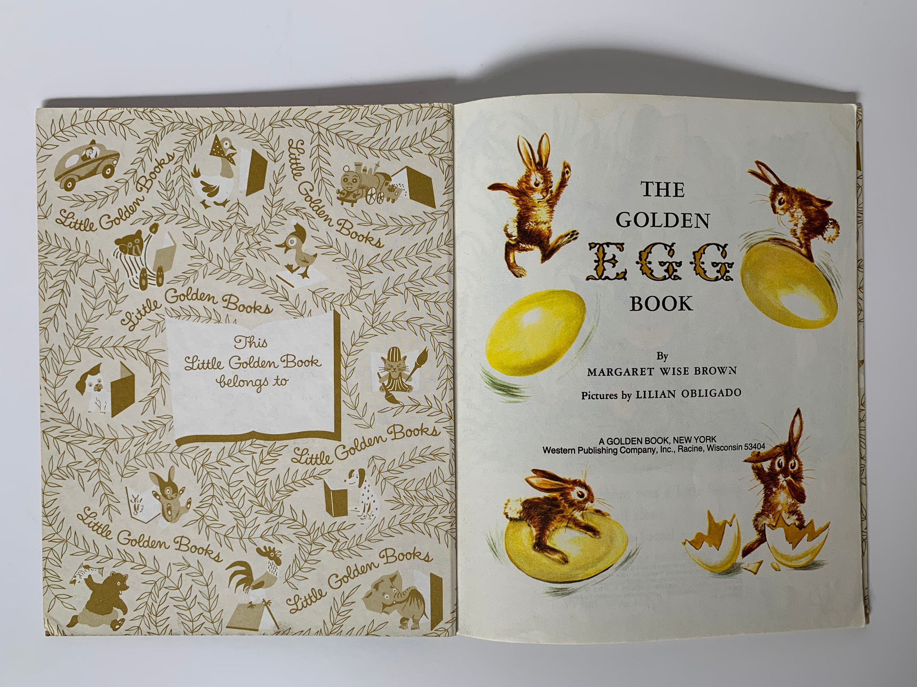 The Golden Egg Book A Little Golden Book 1975 Vintage the - Etsy