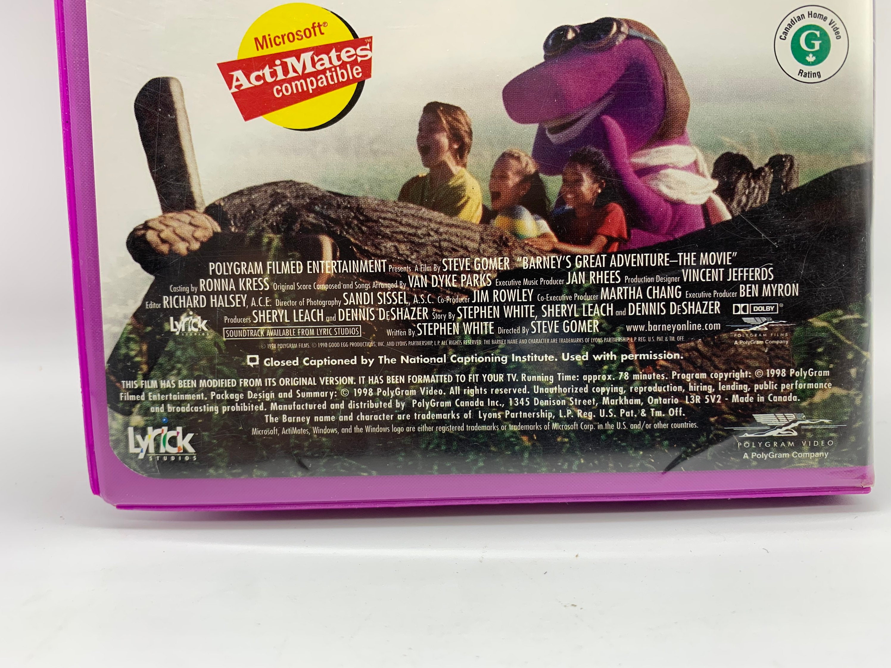 Barneys Great Adventure the Movie VHS, Vintage Barney’s Great Adventure ...