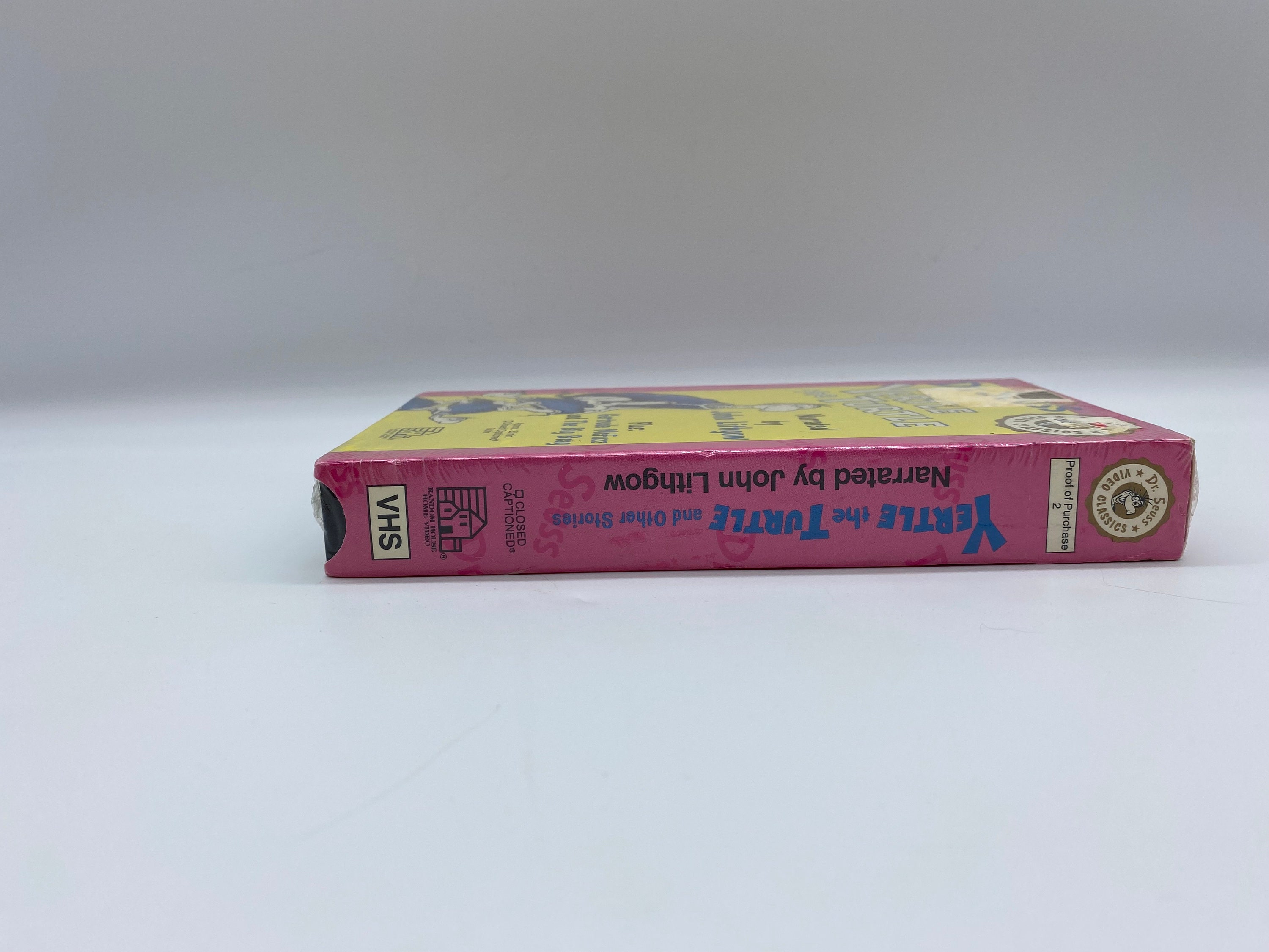Dr. Seuss Yertle the Turtle VHS Sealed, New Old Stock Yertle the Turtle ...