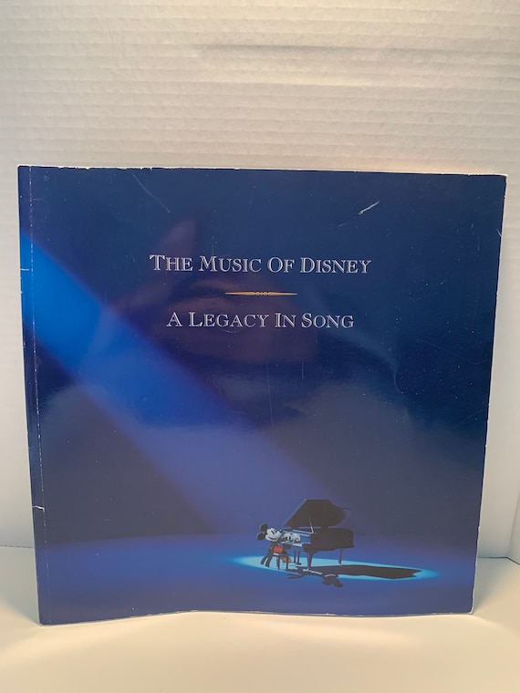 Vintage the Music of Disney Book 1992 A Disney Legacy in Song - Etsy