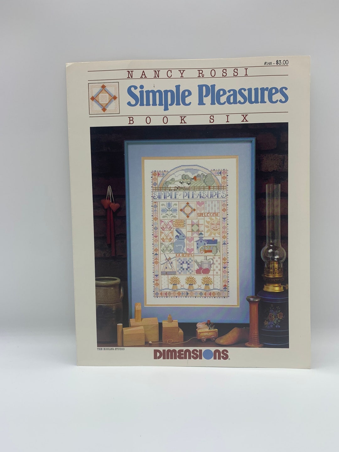 Vintage Nancy Rossi Simple Pleasures Book Six Dimensions Cross Stitch ...