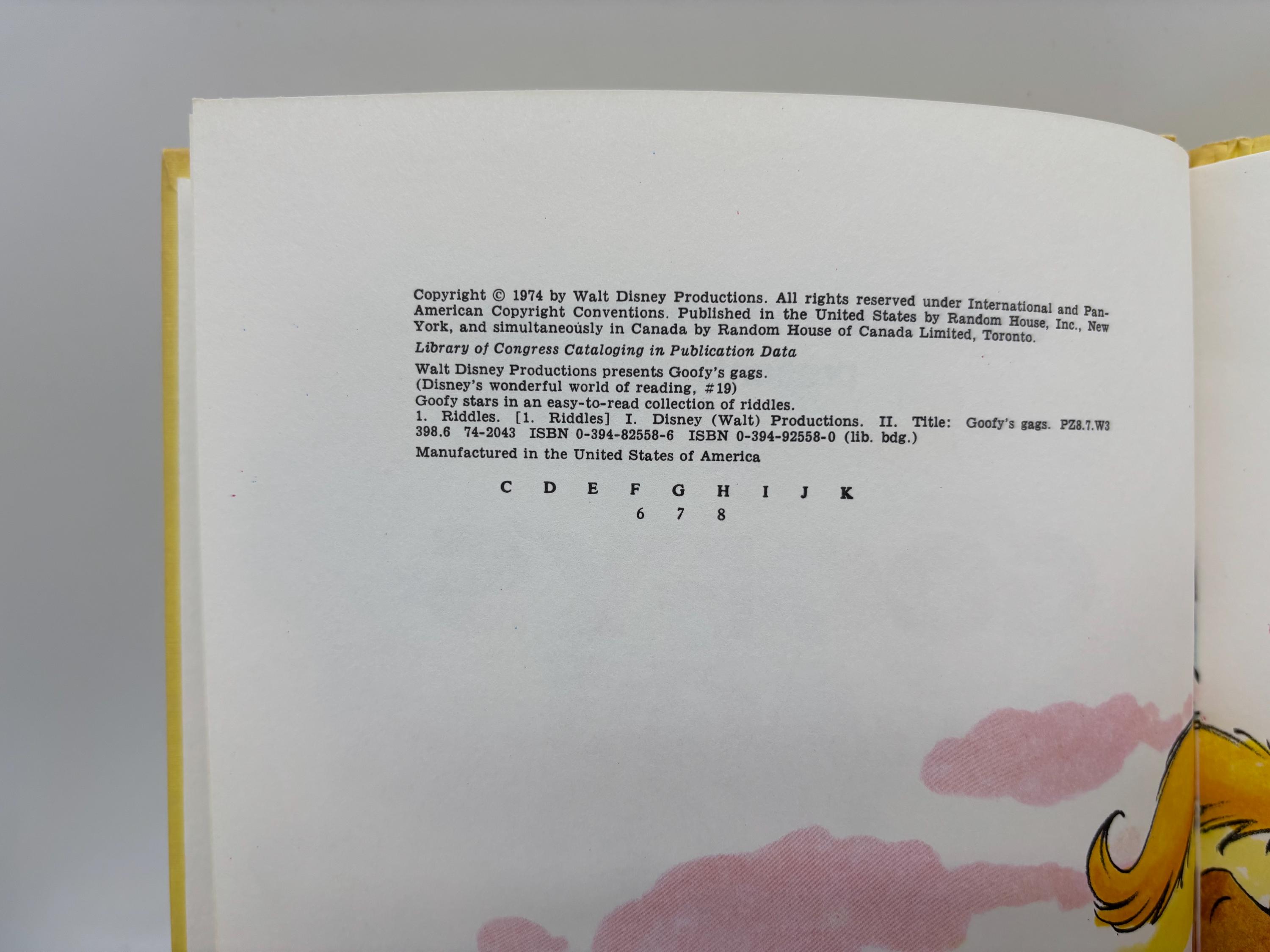 Walt Disney Presents Goofy’s Gags 1974, Goofy’s Gags, Walt Disney ...