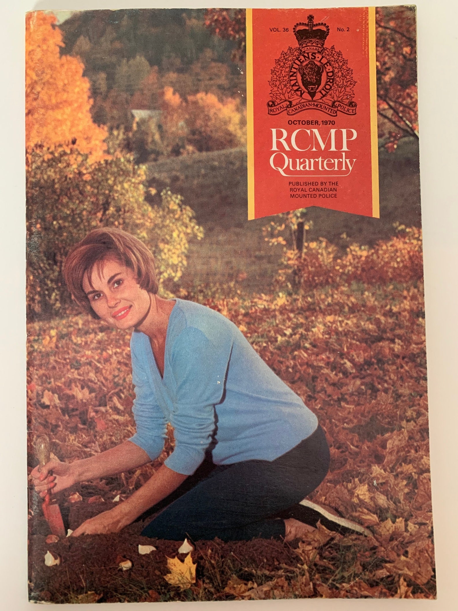 Vintage RCMP Quarterly Magazine, Royal Canadian Mounted Police Magazine ...