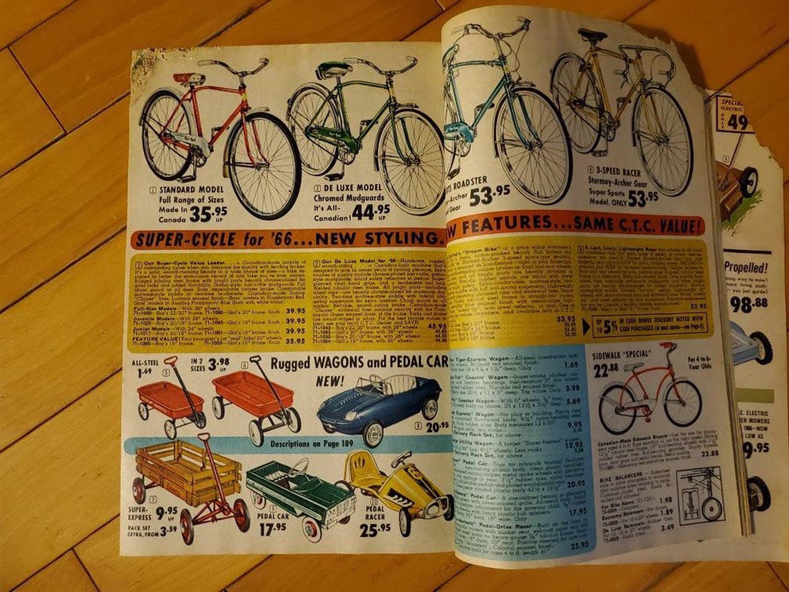 Vintage Rare 1966 Canadian Tire Catalog, 1966 Spring and Summer ...