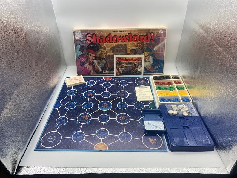 Vintage Shadowlord Board Game 1983 Parker Brothers - Etsy