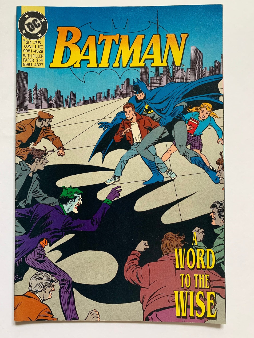 Batman A Word to the Wise, 1992 DC Comic, Len Wein, Zellers Literacy ...