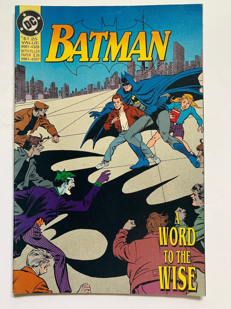 Batman A Word to the Wise, 1992 DC Comic, Len Wein, Zellers Literacy ...