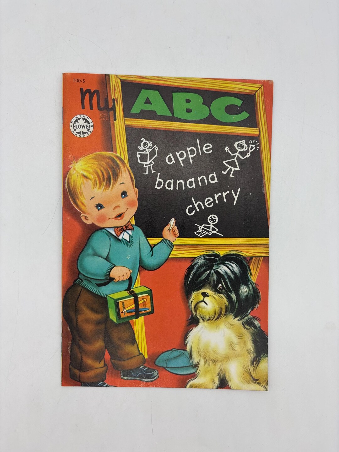 Vintage Samuel Lowe Coloring Book, Samuel Lowe 100-5 My ABC Color Book ...
