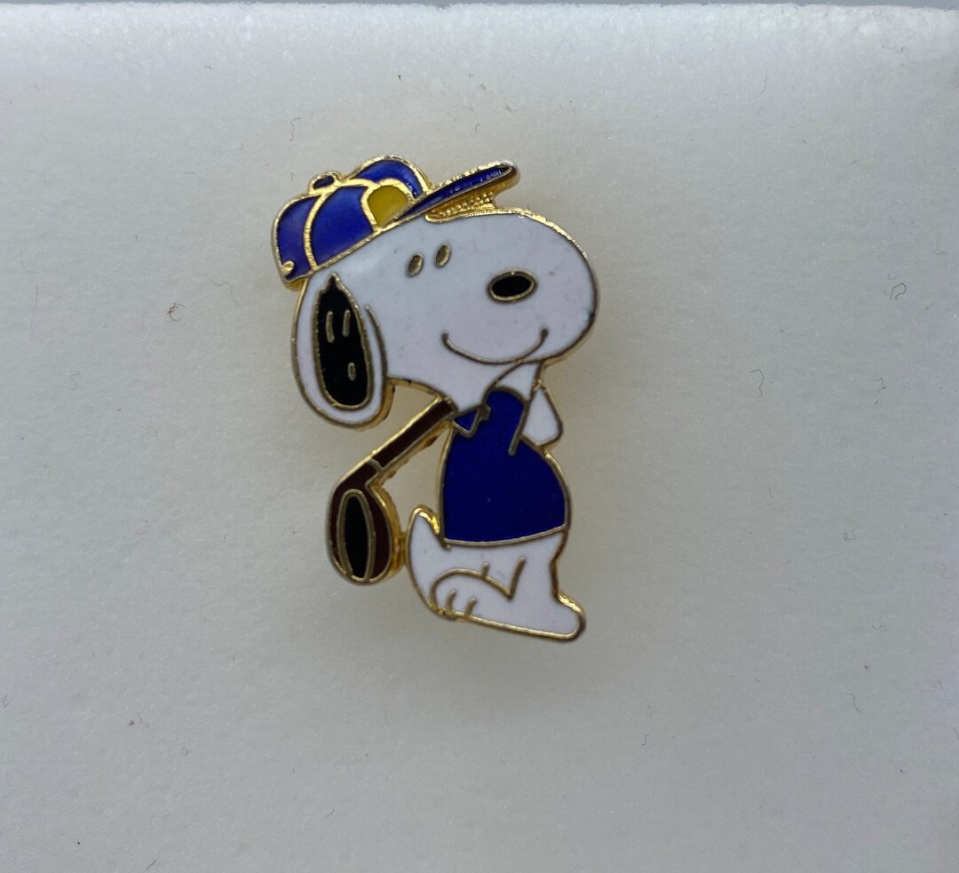 Vintage Snoopy Playing Golf Pin 1 Snoopy Pin Golfing Snoopy - Etsy