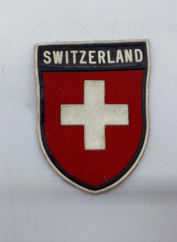 vtg patch rubber blue - Gem