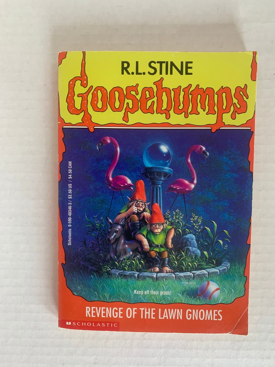 R.L. Stine, Goosebumps Revenge of the Lawn Gnomes 34, 1995 Goosebumps ...