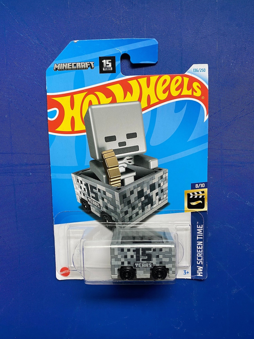 Hot Wheels 15 Years Minecraft Mine Cart, Minecraft Hot Wheels Minecart ...