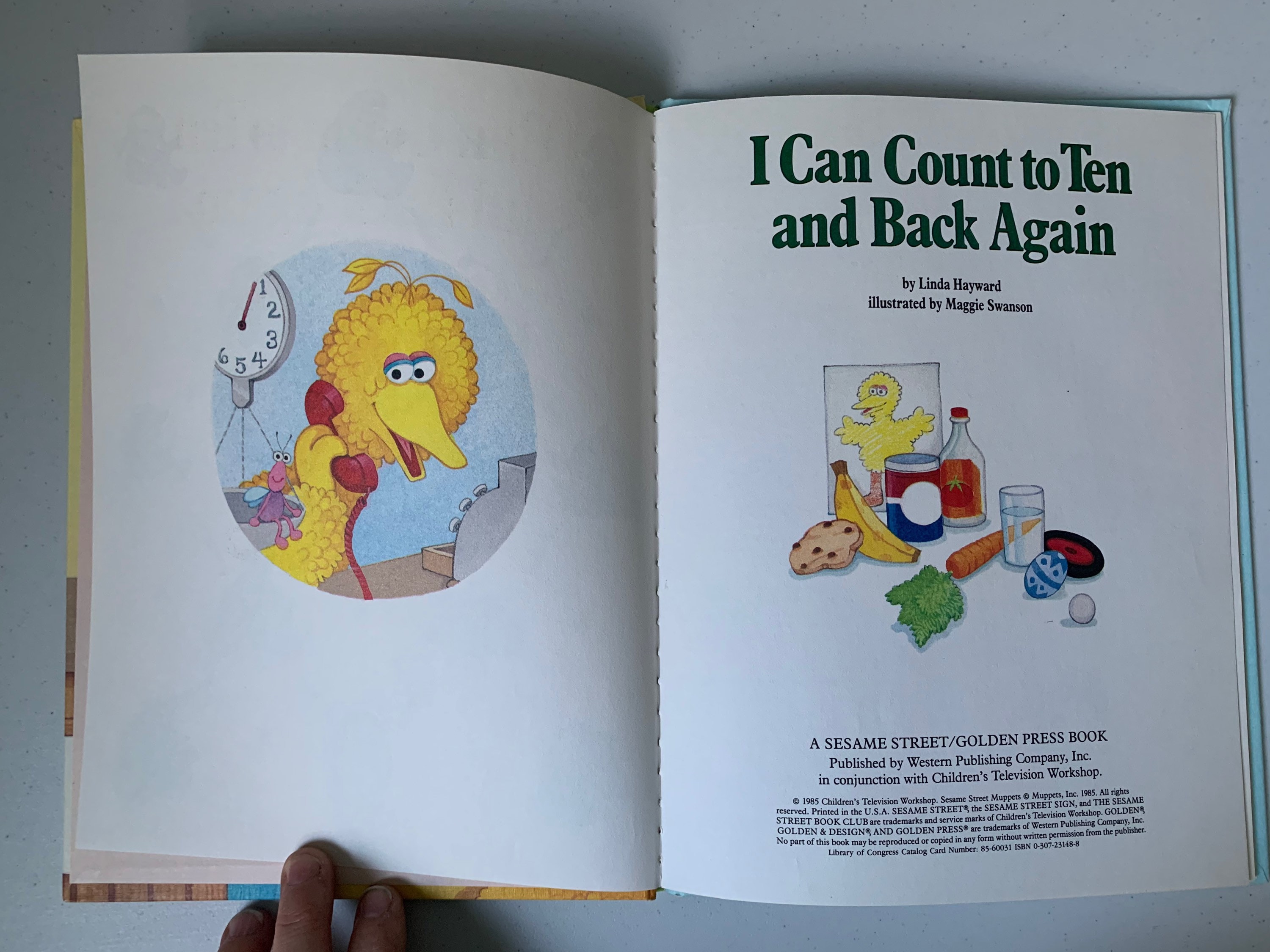 Vintage I Can Count to Ten and Back Again Sesame Street Book - Etsy