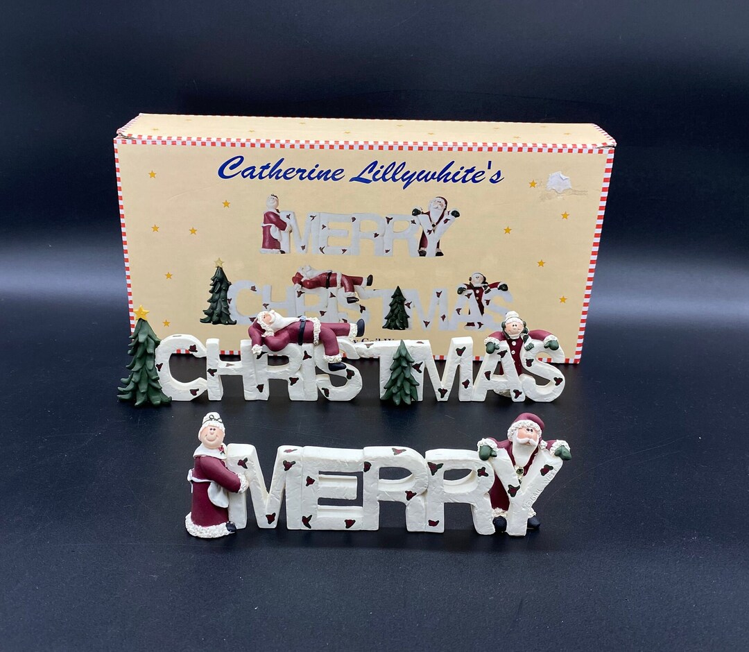 Gail West Designs Merry Christmas Decoration for Catherine Lillywhite’s 2002, Gail West Merry ...
