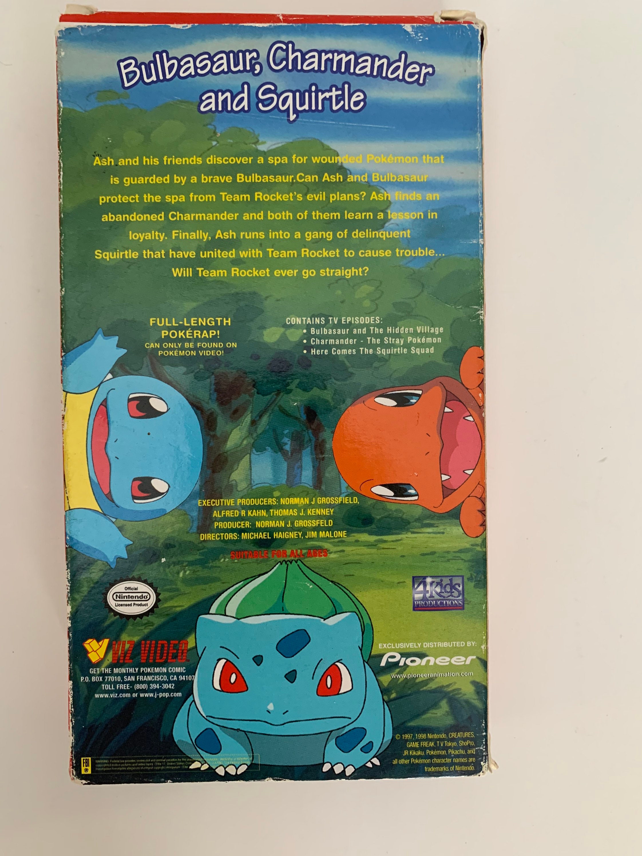 Pokémon VHS Poke-Friends 1998 Nintendo Pokemon VHS Vintage | Etsy