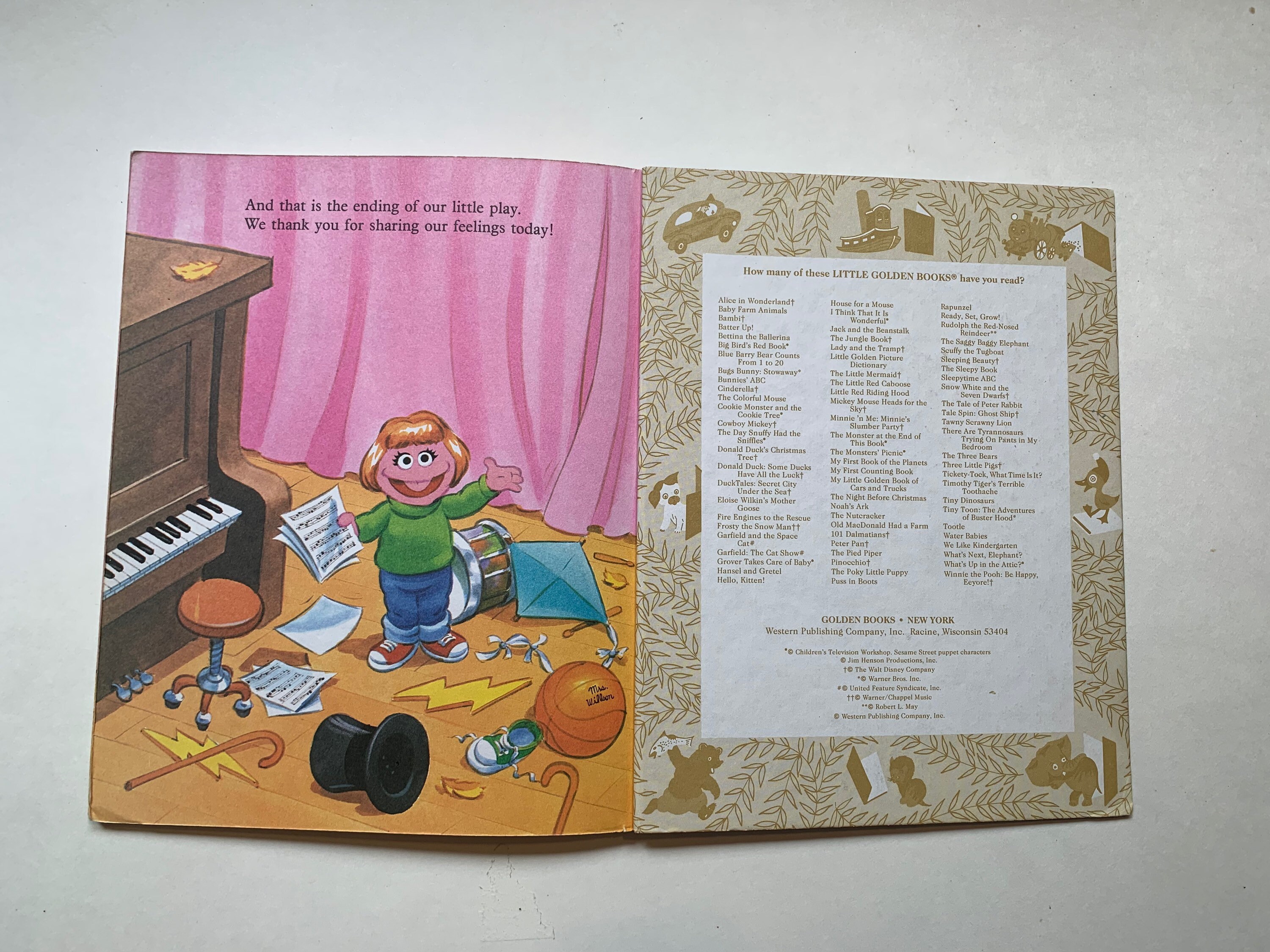 Happy and Sad Grouchy and Glad A Little Golden Book A Sesame - Etsy ...