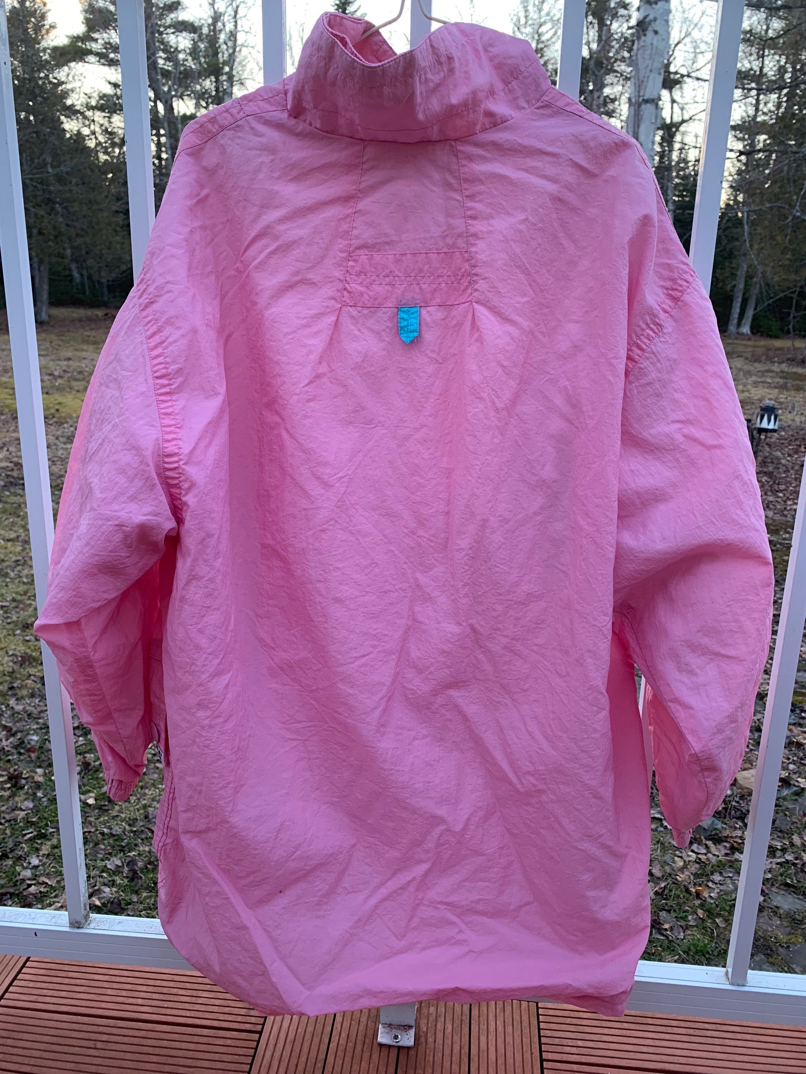 Vintage ISPO Pink Windbreaker Jacket, Pink Windbreaker, Pocketed Womens ...
