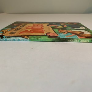Vintage My First Book of Riddles, Wonder Books Treasure Books 1960 ...