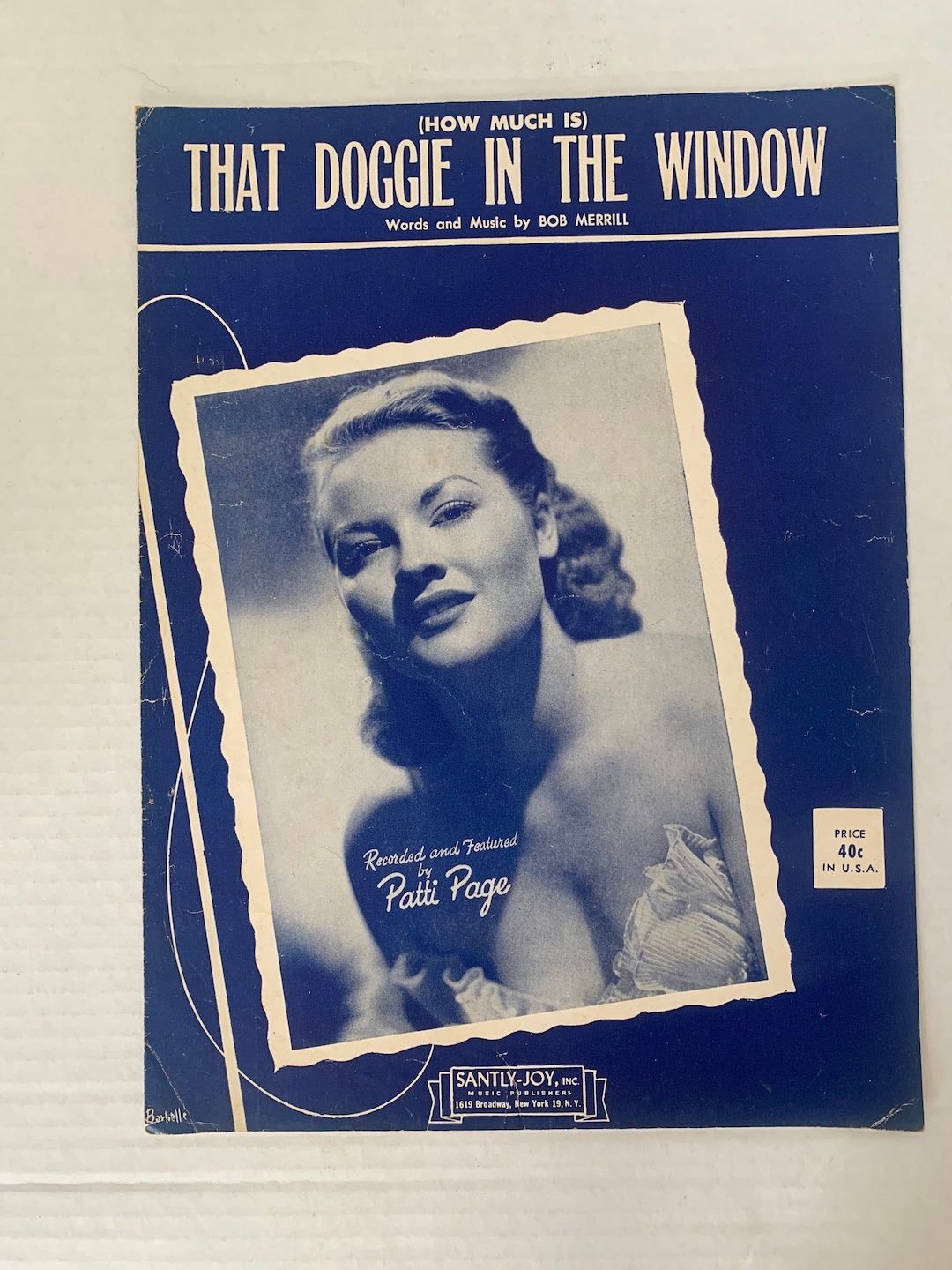 Vintage How Much is That Doggie in the Window by Bob Merrill Sheet ...