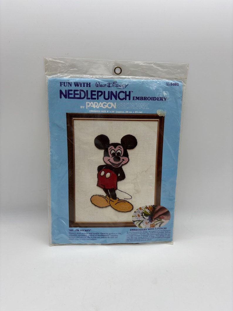 Fun With Walt Disney Character Needlepunch Embroidery by Paragon ...