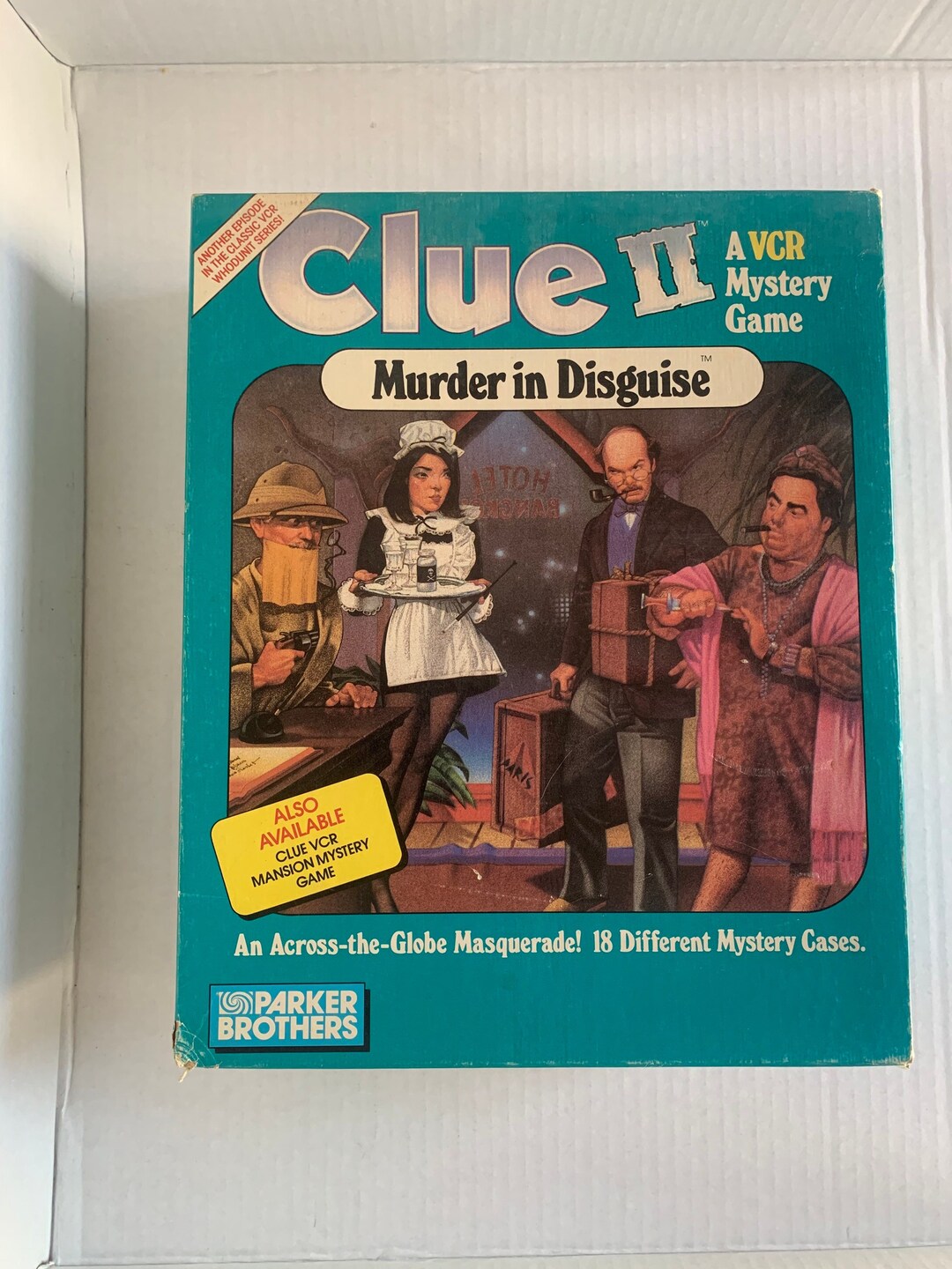 Vintage Clue II Murder in Disguise A VCR Mystery Game, Parker Brothers ...