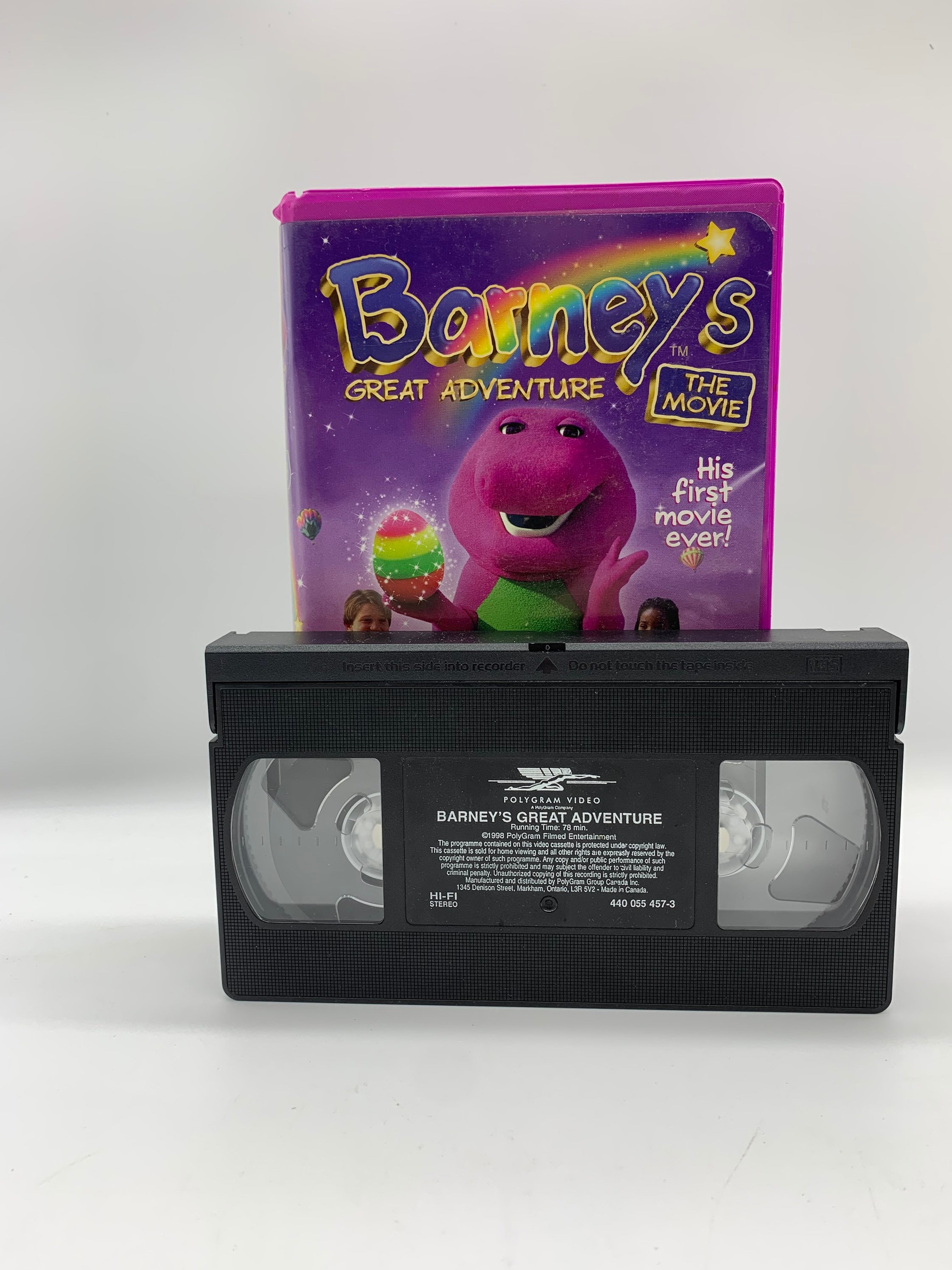 Barneys Great Adventure the Movie VHS, Vintage Barney’s Great Adventure ...
