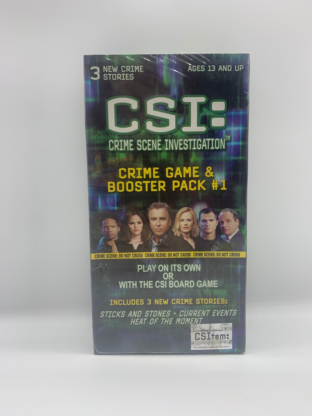 CSI: Crime Scene Investigation Crime Game & Booster Pack #1, New in ...