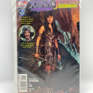 Vintage Xena Warrior Princess & Joxer Warrior Prince Topps Comics Set ...