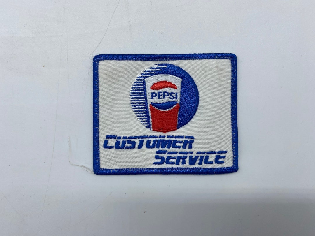 Pepsi Customer Service Patch, Vintage Pepsi Uniform Patch, Vintage ...