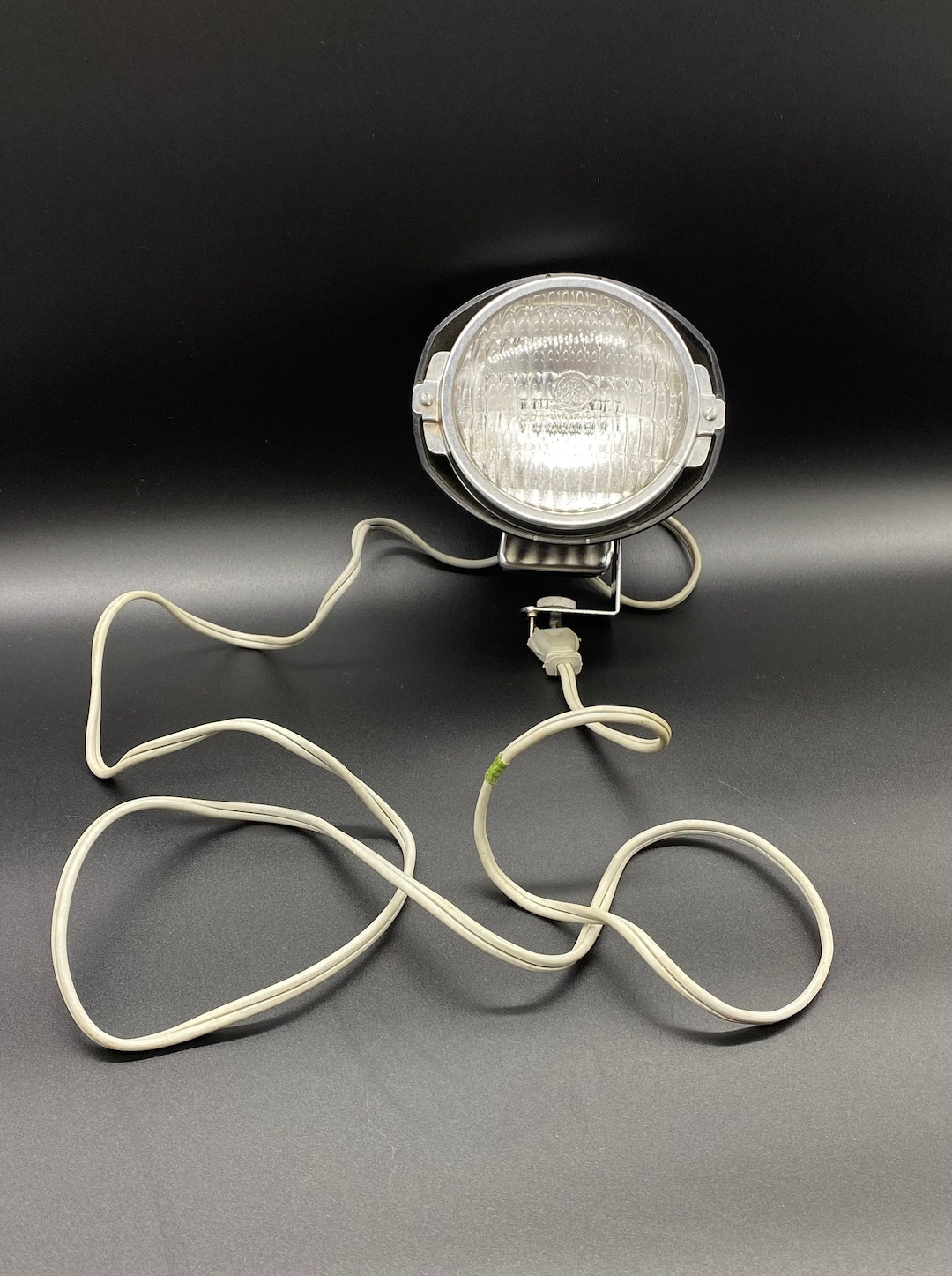 High Powered Vintage Spotlight, Vintage Headlight Spotlight, Glass ...