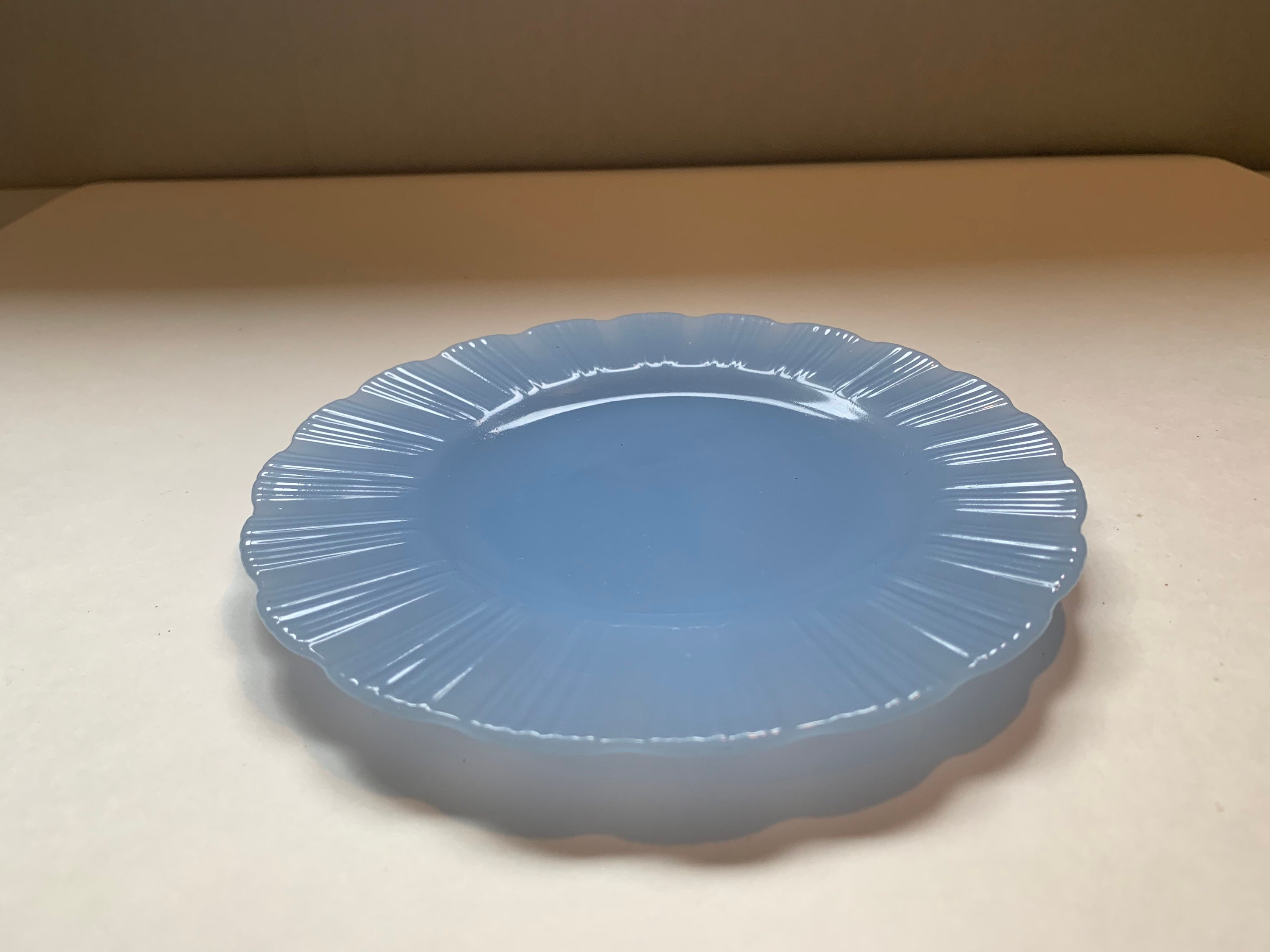 Pyrex Delphite Blue Ruffle 7 Side Plate Vintage Delphite - Etsy